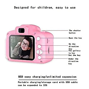 Likense Digital Camera for Kids, Kids Selfie Camera Video Camera, Children Camera Birthday Festival Gift for 3 4 5 6 7 8 Year Old Boys, 12MP 1080P