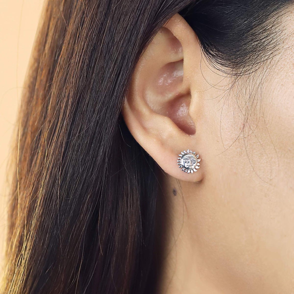 Boma Jewelry Sterling Silver Sun Moon & Star Mismatched Stud Earrings