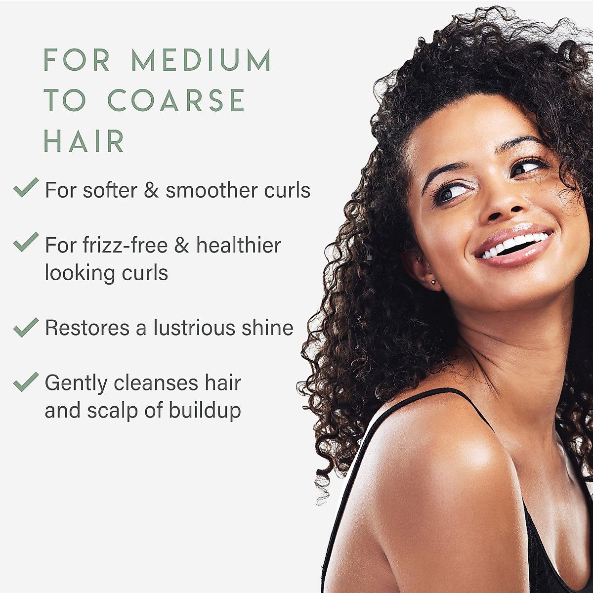 ALURAM Curl Shampoo, Clarifying Coconut Water Infused and Lightweight Cleansing For Curly Hair, 12 Fl Oz