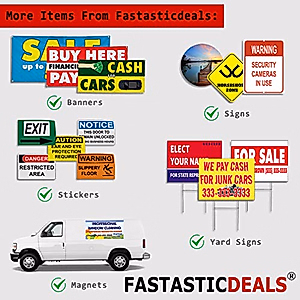 Door Decals Vertical Vinyl Stickers Multiple Sizes 0% Financing Available Auto Body Shop Car Industrial Vinyl Luggage & Bumper Stickers for Cars Business 18x24Inches