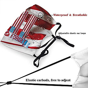 9/11 September 11th We Will Never Forget Face Mask Bandanas Reusable Face Decorative Balaclava (1 PCS, Black-2)