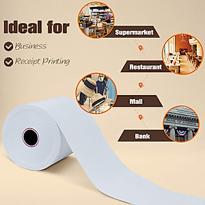 TK Thermal King, 3-1/8" x 230' Point-of-Sale Thermal Paper Rolls fits Station POS System (10 Rolls)