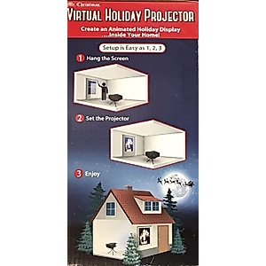 Virtual Holiday Projector - 8 Christmas and Halloween Movies