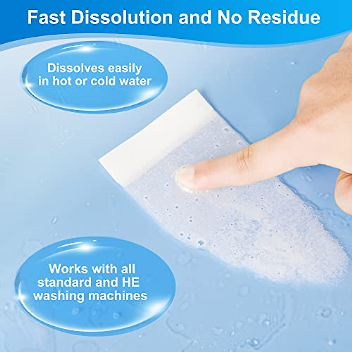 LANSIRY Laundry Detergent Sheets - 200 Loads Fresh Linen Scent Washing Detergent Strips, Compact Lightweight Liquidless Eco-Friendly Hypoallergenic Portable Soap Sheets for Save Space and Travel