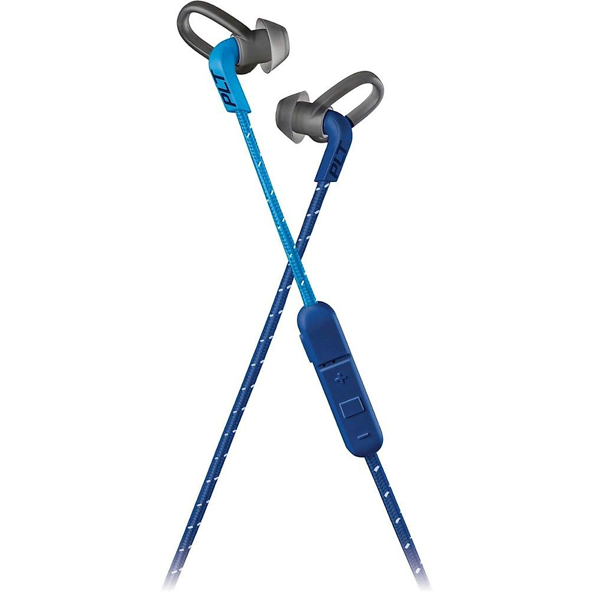 Plantronics Backbeat FIT 305 Bluetooth Wireless in-Ear Sports Headphones with Water/Sweat-Resistance and Noise Isolation, Blue (Non-Retail Packaging)