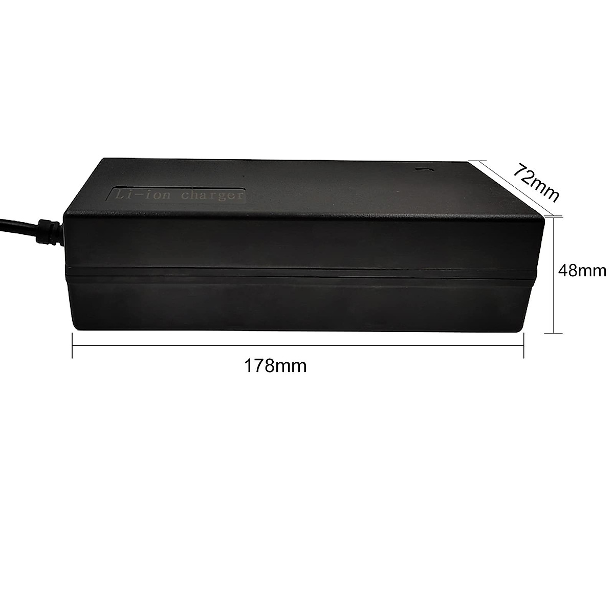 Rdideal 54.6V 2A Electric Bicycle Electric Scooter Battery Charger 54.6V Li-ion Battery 48V 13S (not Applicable to Lead-Acid Batteries)(- Ships from US Warehouse, 3-7 Days delivery)