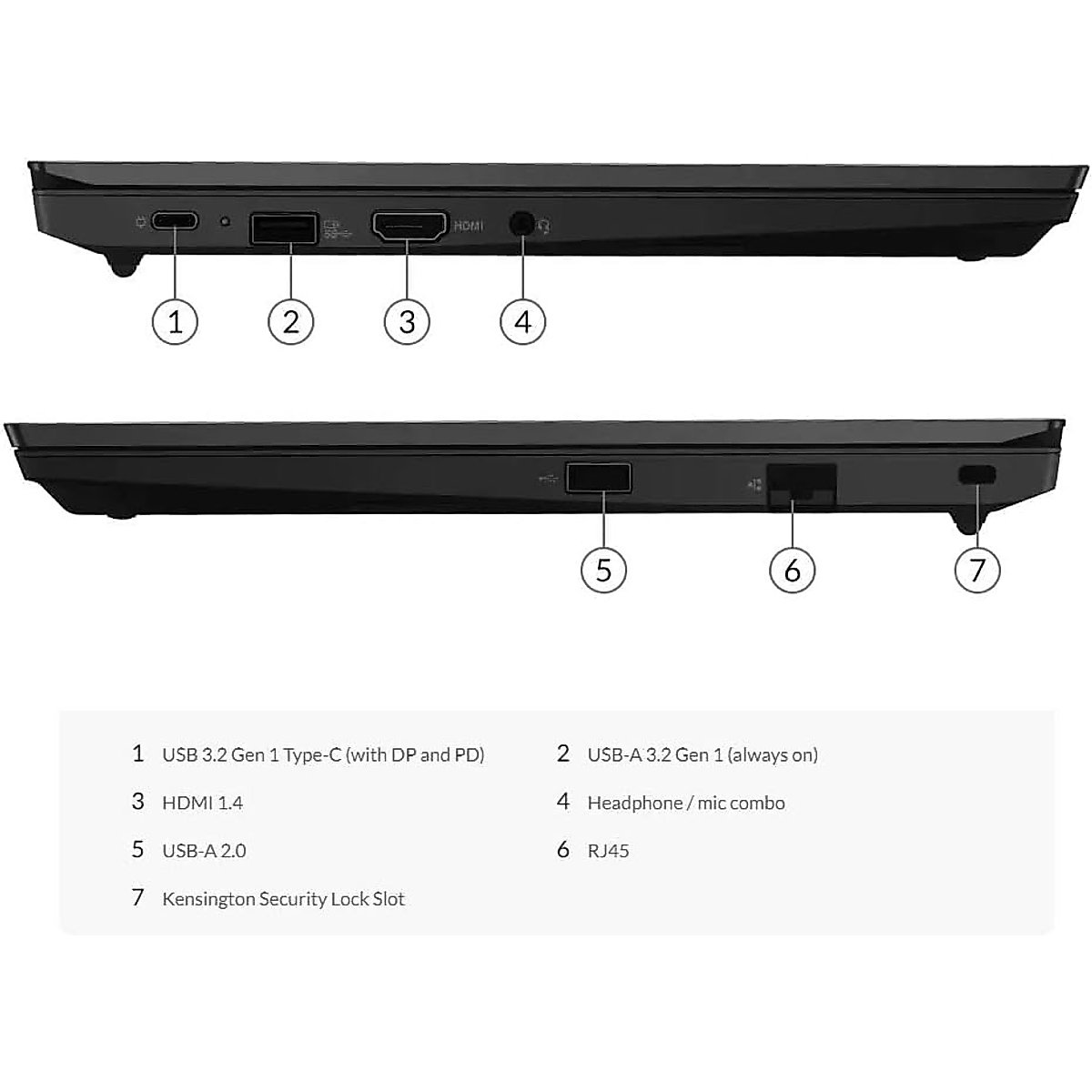 Lenovo ThinkPad E14 Gen 3 Laptop 2023 14” FHD 1920 x 1080 Display AMD Ryzen 7 5700U, 8-core, AMD Radeon Graphics, 8GB DDR4, 256GB SSD, Backlit Keyboard, Fingerprint, Wi-Fi 6, Windows 10 Pro