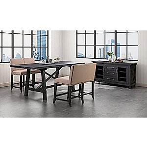 Modus Furniture Yosemite Counter Banquette, 40 x 45-Inch, Café
