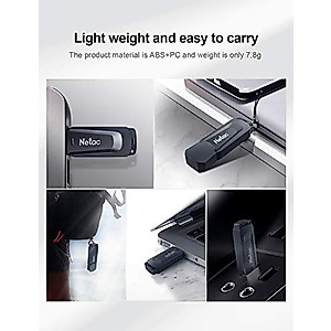 Netac 256GB Thumb Drive, 256GB Flash Drive 3.0 USB Sticks Jump Drive, Read Speeds up to 90MB/s