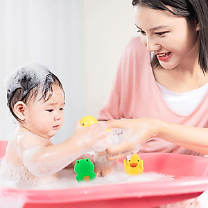 Toddler Bath Toys Mold Free Bathtub Toys, Bath Toys for Toddlers 1-3 Pool Bathroom Bath Time Submarine Set, Pool Toys for Toddlers Infant Boys Girls Birthday Gifts Age 1 2 3 4 5 6 Year Old (Animal)