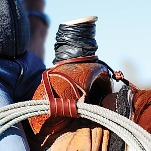 Martin Saddlery Leather Rope Strap with Button Knot