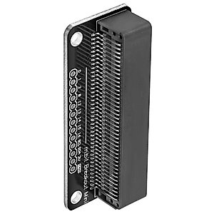 Micro:Bit Edge Connector, Bit Board To A Breadboard Extension Board 2.54Mm Pin, Microbit BBC Expansion Board(black)