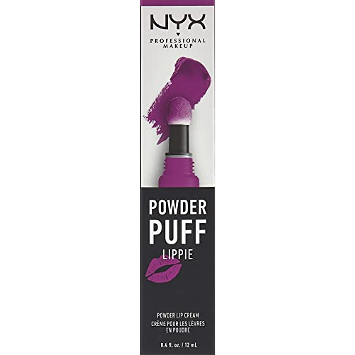 NYX PROFESSIONAL MAKEUP Powder Puff Lippie Lip Cream, Liquid Lipstick - Senior Class (Plum Purple)