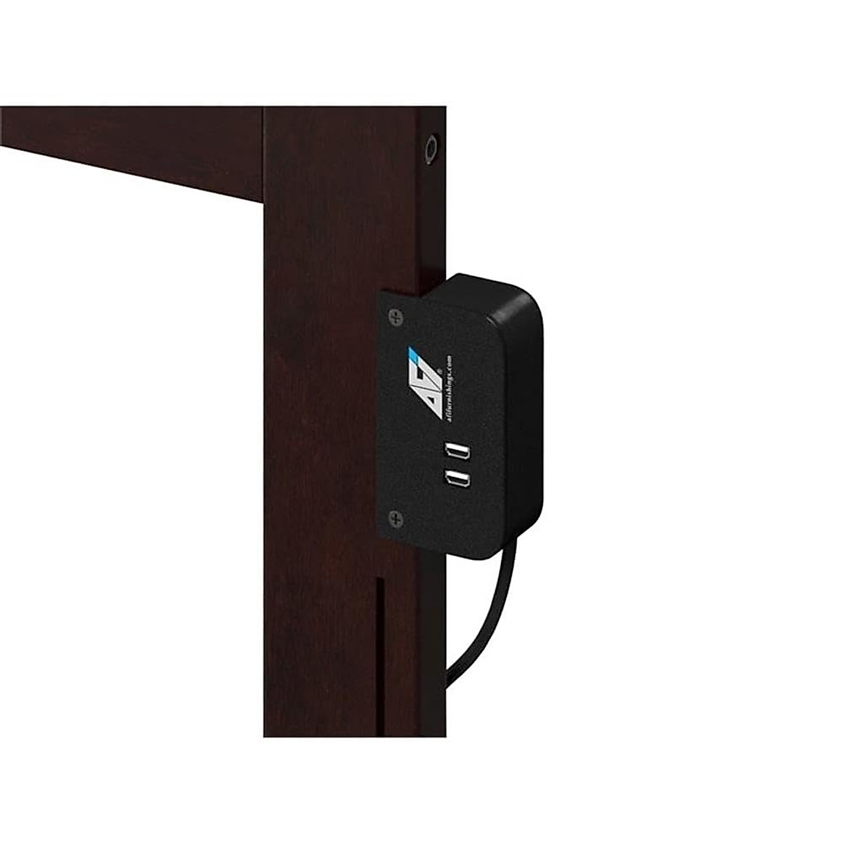 Leo & Lacey Queen Panel Headboard in Espresso