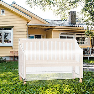 daykect Bench Cover Outdoor Loveseat Cover Waterproof Patio Loveseat Cover Outdoor Bench Cover Patio Furniture Covers 25W 25D 63H