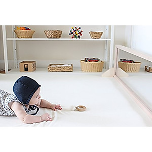 Baby Mushroom Baby Bello Organic Play Mat for Babies, Toddlers and Kids, Ivory