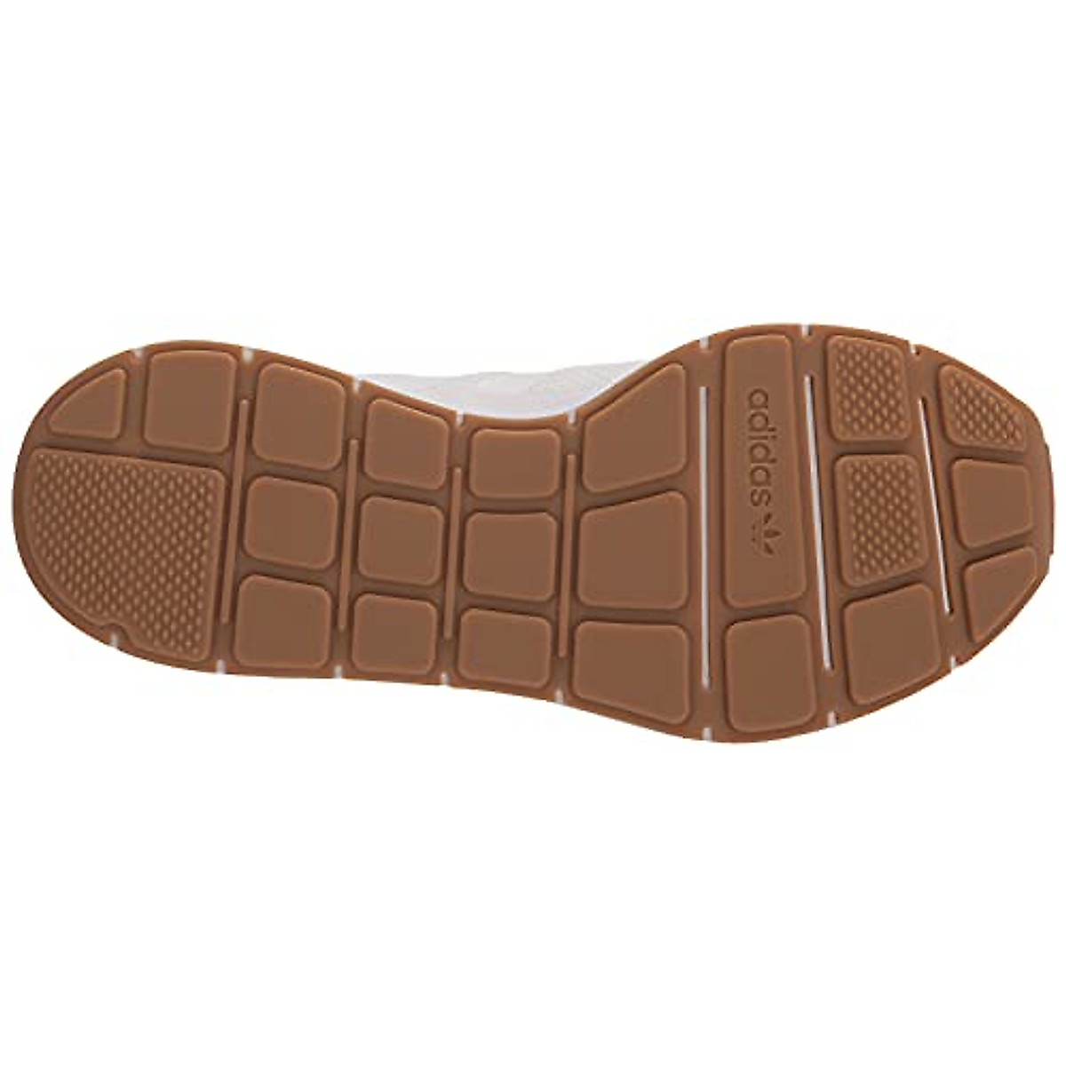 adidas Men's Swift Running Shoe, White/White/Gum, 10