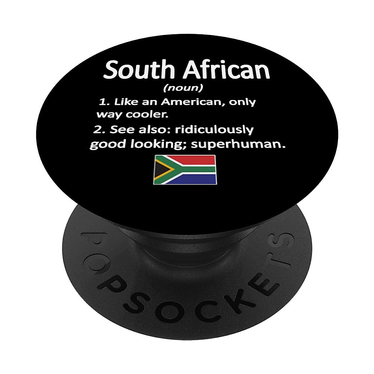 South African Definition South Africa Flag PopSockets Standard PopGrip