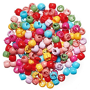 WILLBOND Hair Clip, 300 Pieces Mini Hair Claw Clips for Braids for Girls, Mini Hair Beads Rainbow Tiny Plastic Jaw Clips for Women