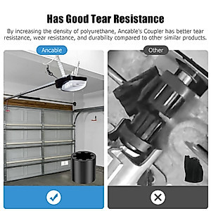 Screw Drive Coupler Part for LiftMaster, 4-Pack Garage Door Opener Sprocket Coupler Part for LiftMaster Chamberlain Craftsman Garage Door Opener