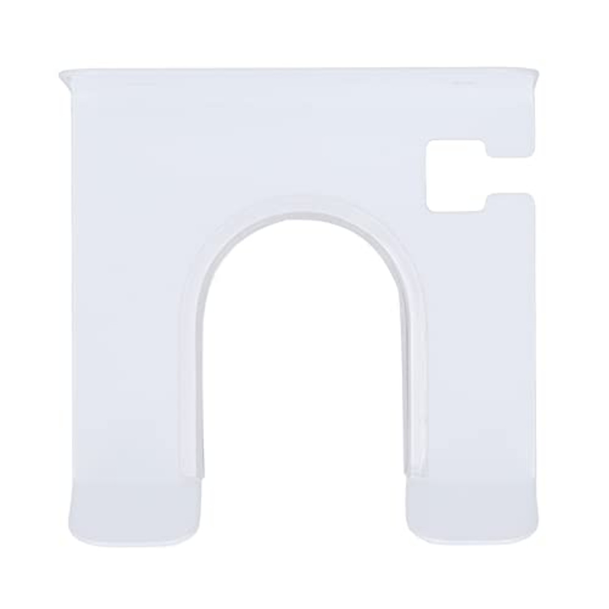 Garosa Hair Dryer Holder Wall Mounted Blow Dryer Holder Hair Dryer Rack Stainless Steel Hair Blow Dryer Rack Storage Hanger Hole Punch Installation White