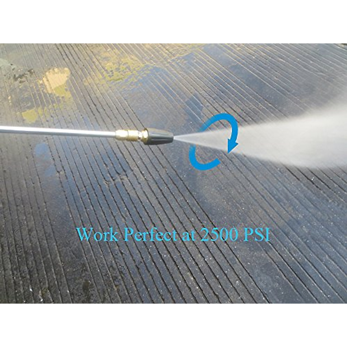 Tool Daily Quick Connect Turbo Nozzle Universal for Cold Water Pressure Washers, 2500 PSI