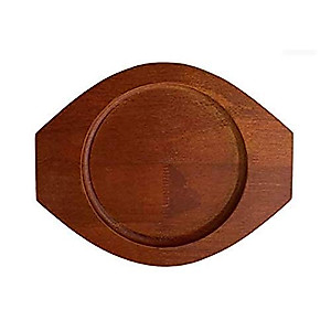 Sunrise Kitchen Supply Wood Underliner/Trivet for Cast Iron (Dark Brown)