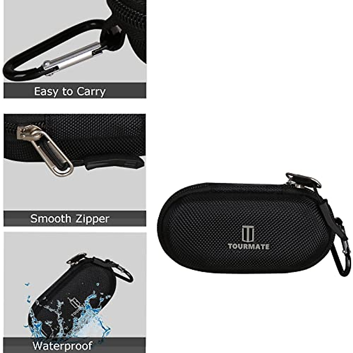 Tourmate Hard Case Compatible with Fender Mustang Micro Headphone Amp and Charging Cable