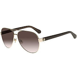 Kate Spade New York Women's Geneva/S Aviator Sunglasses, Brown/Brown Gradient, 59mm, 12mm