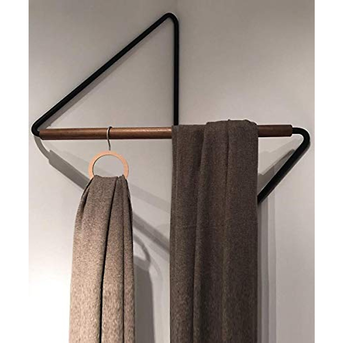 YRHH Industrial Design Coat Hooks for Corners, Wall Hanger, Ceiling Hanger, Around The Corner, Hanger, Wall Hanger, Dryer, Coat Rack-4050cm