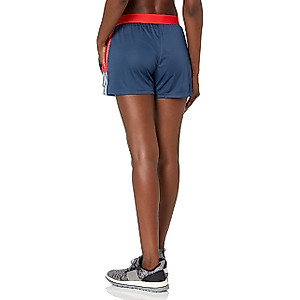 adidas Womens Tiro Training Short Color Up Crew Navy/Vivid Red X-Large
