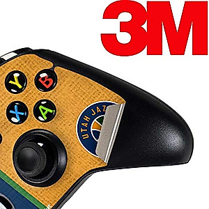 Skinit Decal Gaming Skin Compatible with Xbox One Controller - Officially Licensed NBA Utah Jazz Split Canvas Design