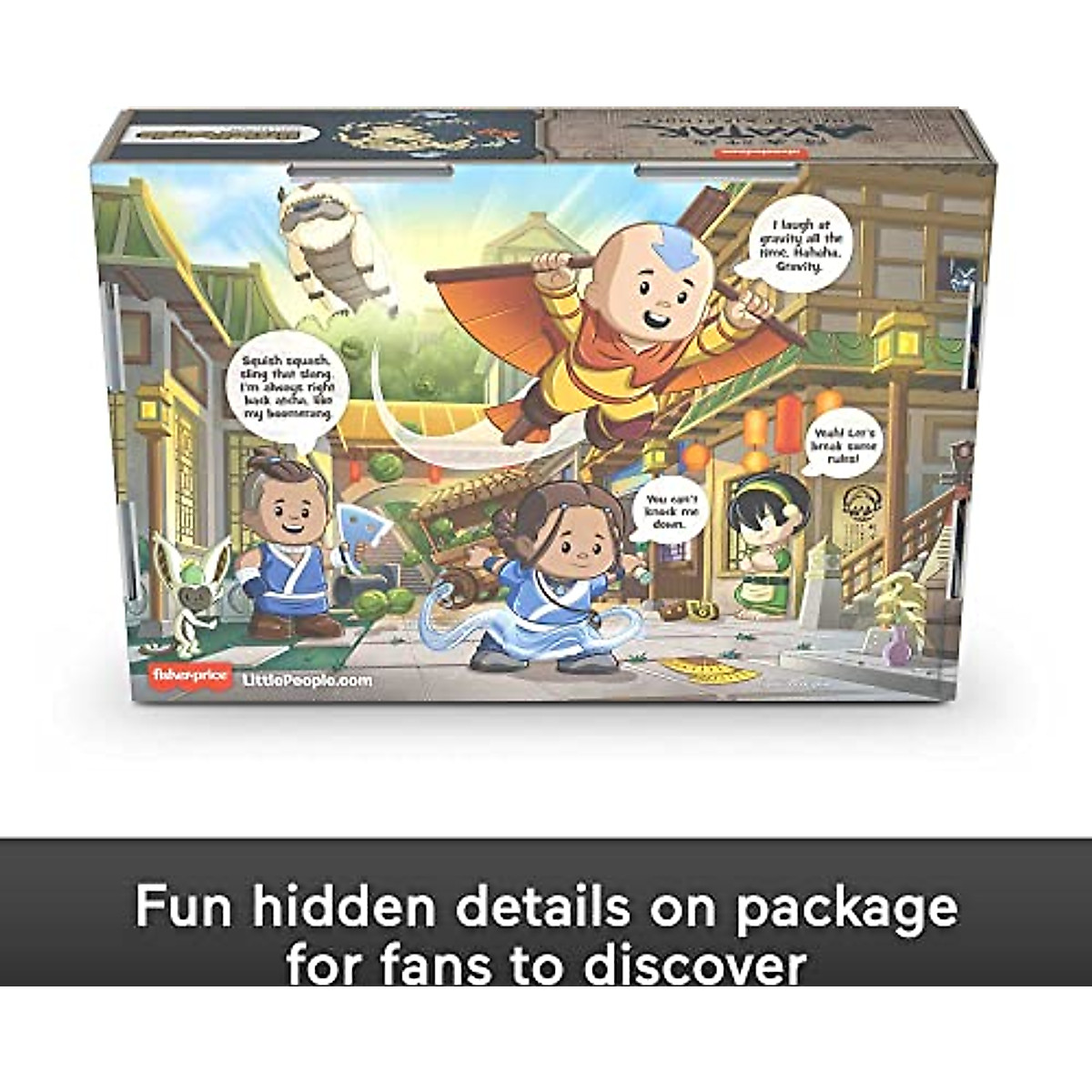 Little People Collector Avatar: The Last Airbender Special Edition Set In Display Gift Box For Adults & Fans, 4 Figures