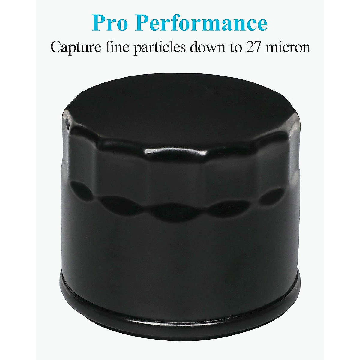 HOODELL 4 Pack 12 050 01-S Oil Filter, Professional Factory Oil Filter Fits Kohler Engine Troy Bilt Bronco 12 050 01 1205001-S 12 050 01-S1, Lawn Mower Oil Filter