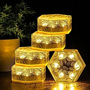 8 Pieces Solar Ground Lights, in Ground Solar Brick Lights, Outdoor Solar Decor, 6 LED Warm White Waterproof Pathway Lights for Landscape Walkway Path Yard Garden Patio Pool Lawn Driveway