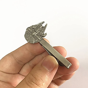 Generic Brands Fandom Bazaar TV Movies Show Superhero Original Design Quality Anime Cartoon Cosplay Jewelry Metal Sta War Millenniu Falco Tie Clips Gifts for Men