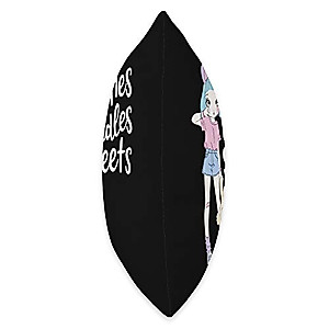 DDLG BDSM Submissive Daddy Owned Sexy Apparel DDLG Baby Girl BDSM Stuffies Cuddles Sweets Cute Graphic Throw Pillow, 16x16, Multicolor