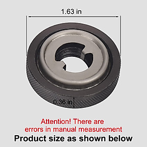 N484249 Angle Grinder Flanged Hex Nut Compatible with De-Walt Grinder DCG413B DCG413B-B3 DCG413P2-B3 DCG413R2 DCG414B DCG414T1 DCG414T2 DCG414T2-B3 DWE43214N DWE43231VS DWE4324-B3
