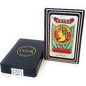 Faisan Baraja Naipe Espanola 100% Plastico Spanish Playing Cards 1 Deck 40 Cards
