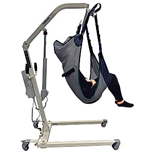 Tuffcare Full Body Shower/Bath Commode Sling Compatible with Hoyer, Invacare, McKesson, Drive, Lumex, Medline, Joerns and Other Patient Lifts, Oversize Fit Mesh Polyester Slings (X-Large)