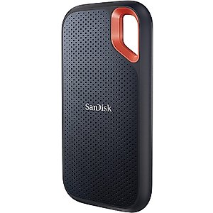 SanDisk 4TB Extreme Portable SSD - Up to 1050MB/s, USB-C, USB 3.2 Gen 2, IP65 Water and Dust Resistance, Updated Firmware - External Solid State Drive - SDSSDE61-4T00-G25
