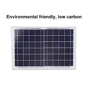 10W 6V Solar Panel Polycrystalline Silicone Solar Panel Charger for Mobile Phones Camping Lights