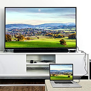 Rankie DisplayPort (DP) to HDMI Cable, 4K Resolution Ready, 6 Feet