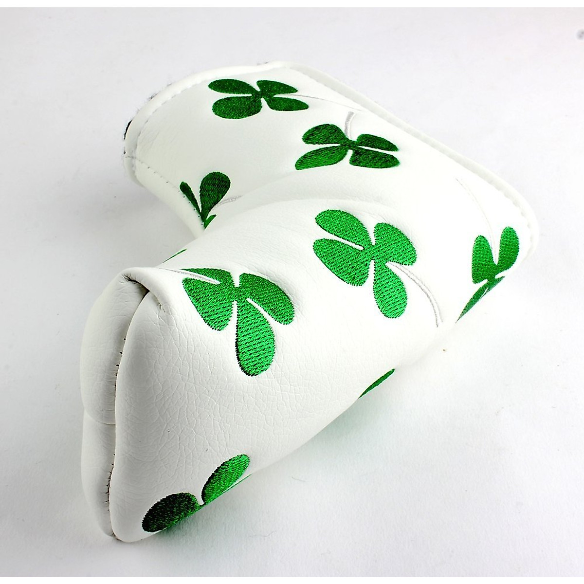 Baby flower Golf Green Clover Black Inside White Putter Cover Headcover For Scotty Cameron Ping blade