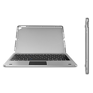 Arteck iPad 9th Gen 10.2-inch 2021 Keyboard Case with Track Pad, Bluetooth Keyboard with Folio Full Protection Case and Touch Pad for Apple 10.2-inch iPad 9 iPad 8, 7 with 130 Degree Swivel Rotating