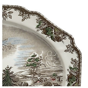 Johnson Brothers Friendly Village Turkey Platter, 20", Multi