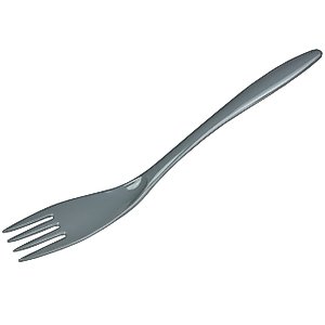 Gourmac 12-Inch Melamine Cooking & Serving Fork, Gray