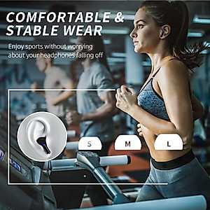 Wireless Ear Buds Bluetooth Earbuds, 60H Playtime LED Display Charging Case Bluetooth 5.3 Headphone with Mic, Noise Cancellation Stereo Sound, IPX5 Ear Buds for iPhone/Samsung/Android/iOS