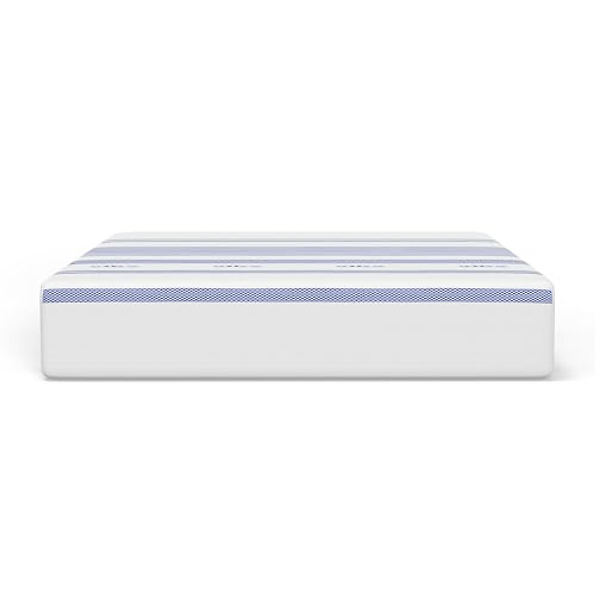 Vibe Gel Memory Foam Mattress, 12-Inch CertiPUR-US Certified Bed-in-a-Box, Twin, White