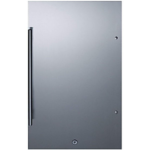 Summit Appliance FF195ADA ADA Shallow Depth Built-In All-Refrigerator, ADA Compliant; 3.13 cu.ft.; Automatic Defrost; Ideal For Small-spaced Commercial and Residential Settings